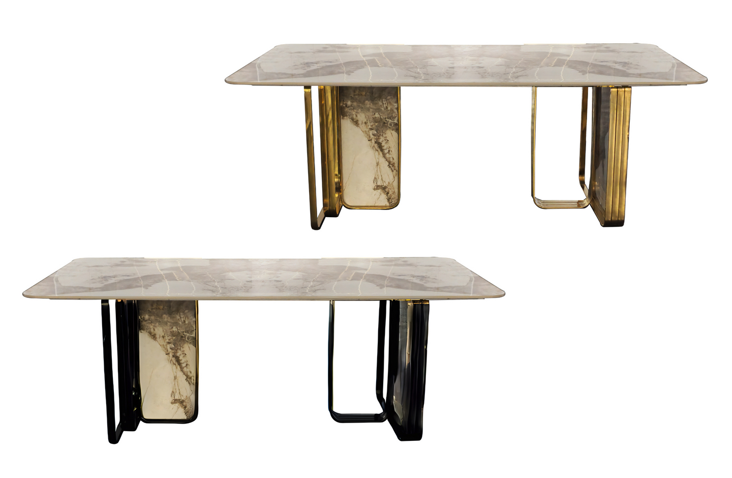 Harper Dining Table - 2 Colours Available – Elegant Collections
