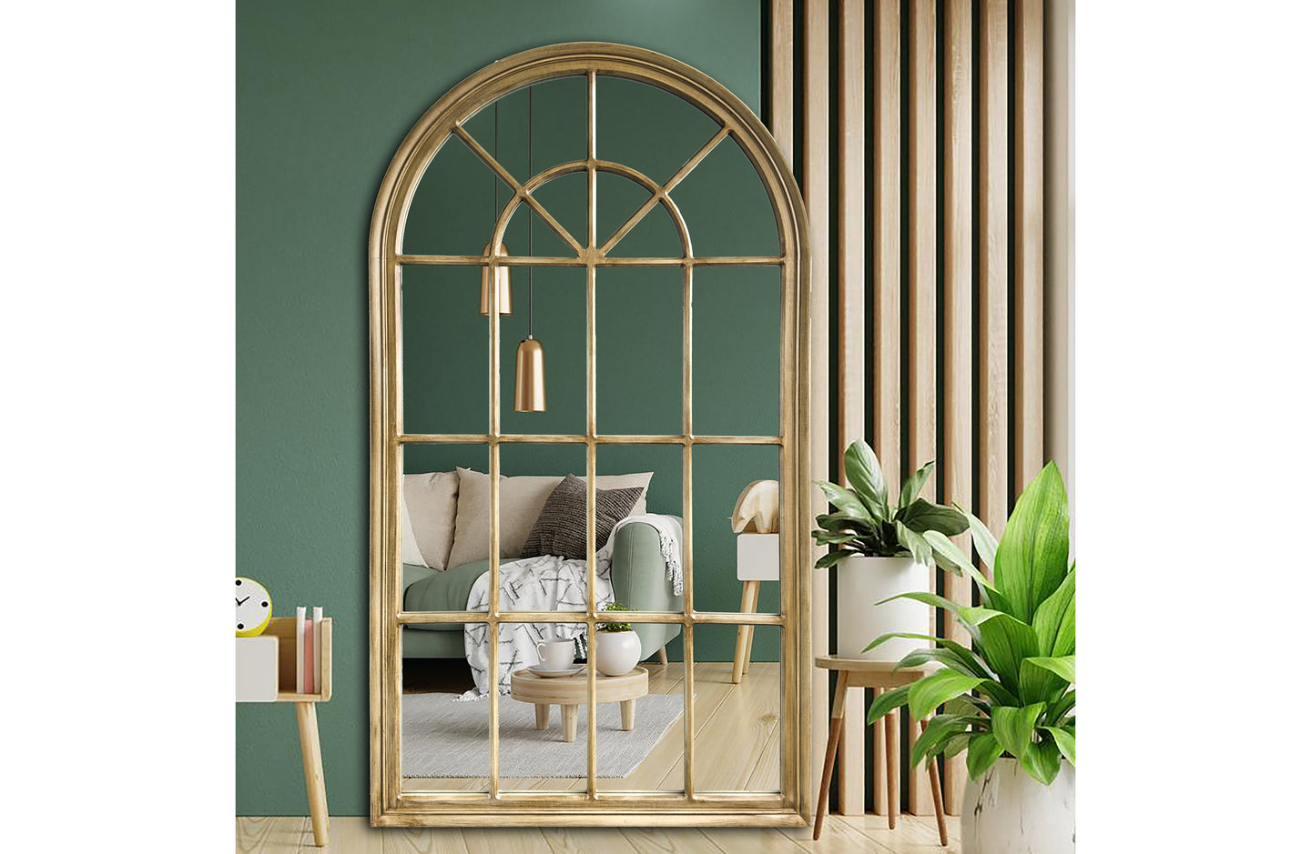 Hamptons Arch Window Style Mirrors Range - 4 Sizes Available – Elegant ...