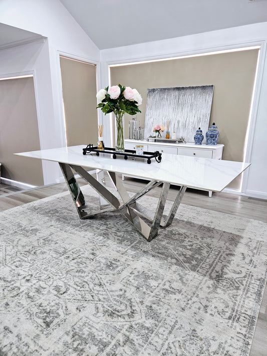 Lenox Dining Table - 2 Colours Available – Elegant Collections