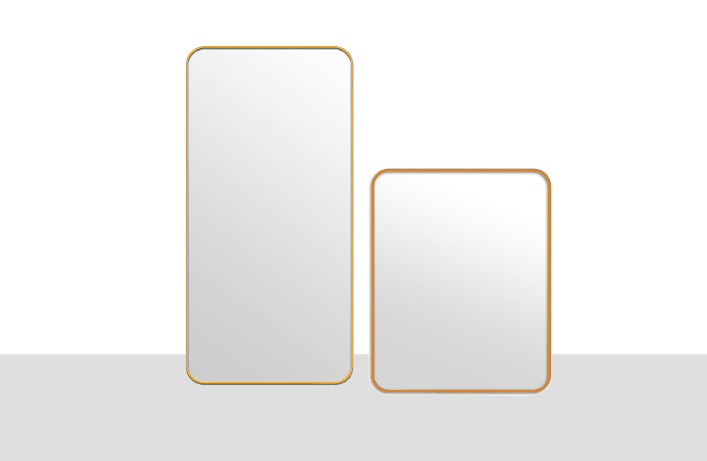 Rectangle Wall Mirrors | Statement Frames — Elegant Collections ...